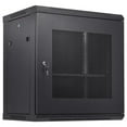 12U Wall Mount Network Server Cabinet, Black - Walmart.com
