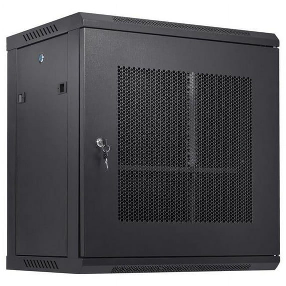 12U Wall Mount Network Server Cabinet, Black - Walmart.com