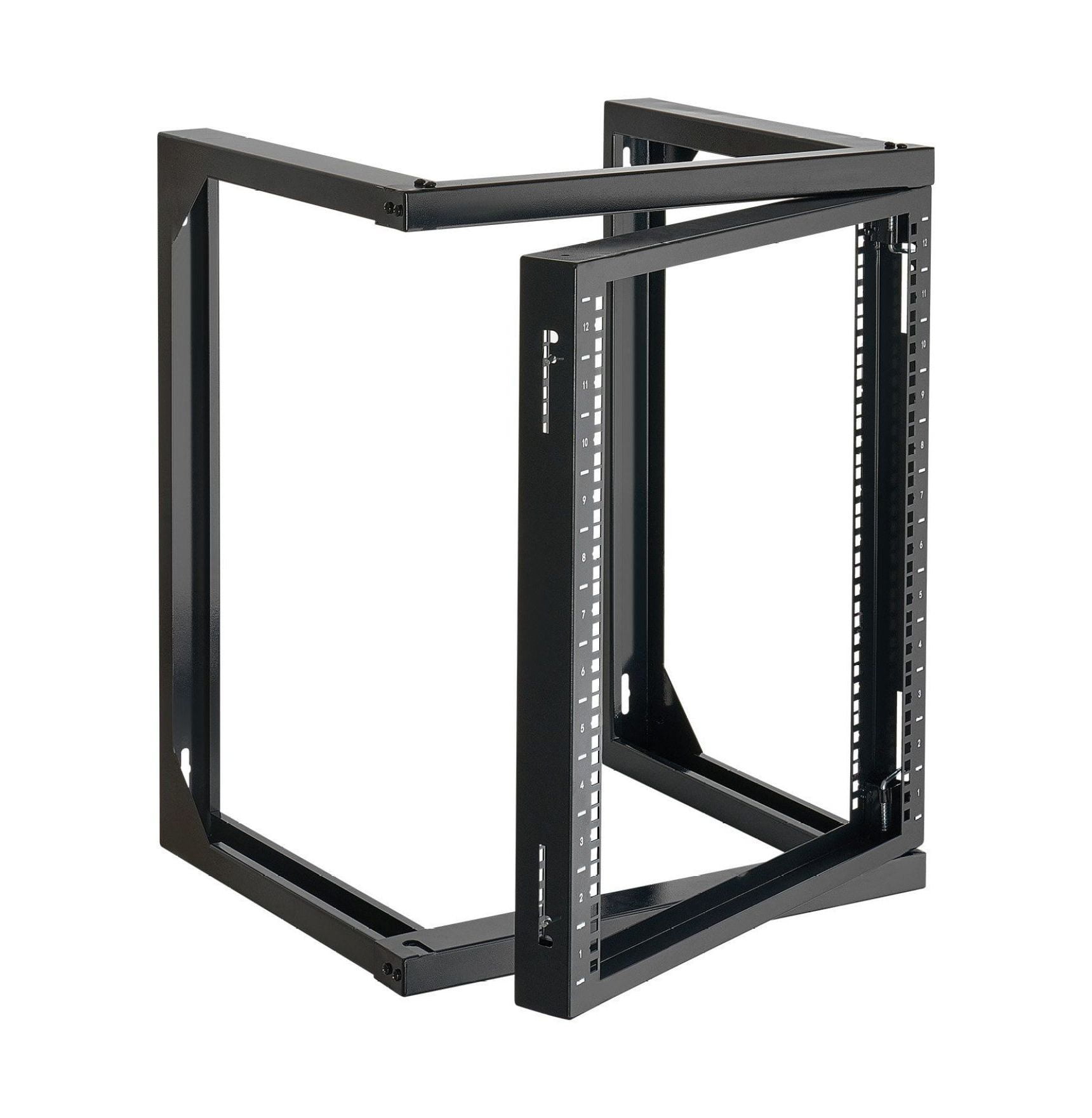 12U Wall Mount Server Rack - 150lbs Capacity - Open Frame Network Rack ...