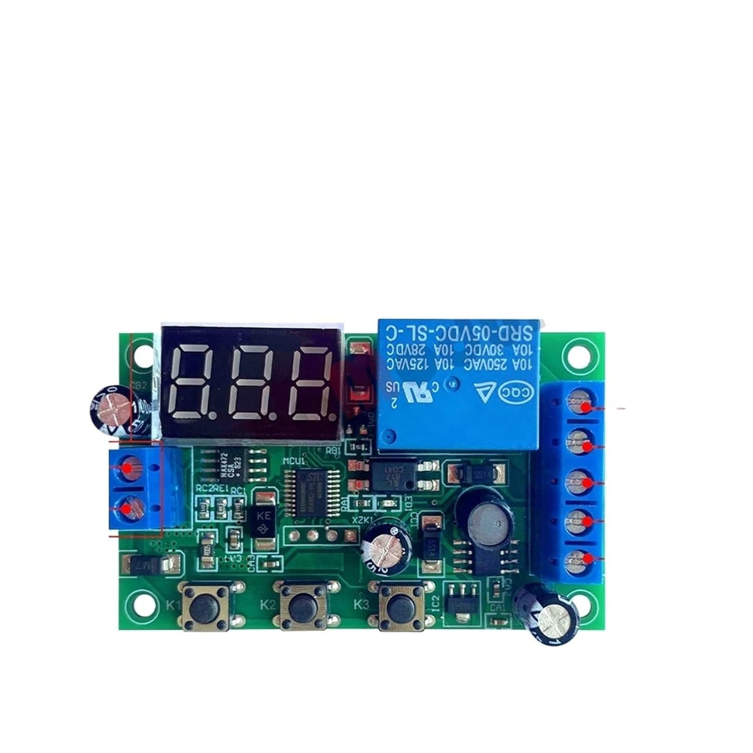 12v 0 10a Dc Current Detection Module Relay Current Sensing Detection Delay Relay Control Over