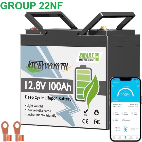 Free Shipping! Ever Start Lead Acid Automotive Battery, Group Size 121R ...