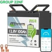 DJLBERMPW 12V 100AH Lithium Battery LiFePO4 Deep Cycle Battery for RV, Marine, Solar - Walmart.com