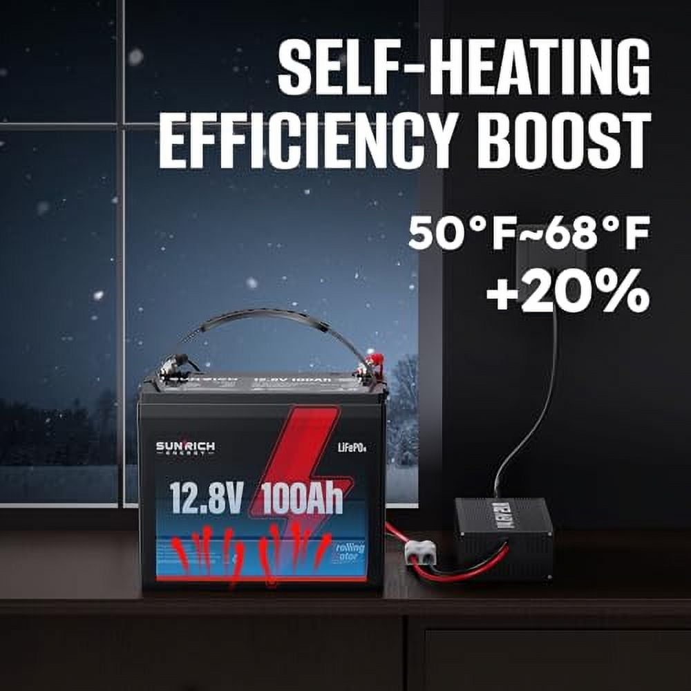 12V 100Ah LiFePO4 Battery for Trolling Motors – SUNRICH ENERGY ...