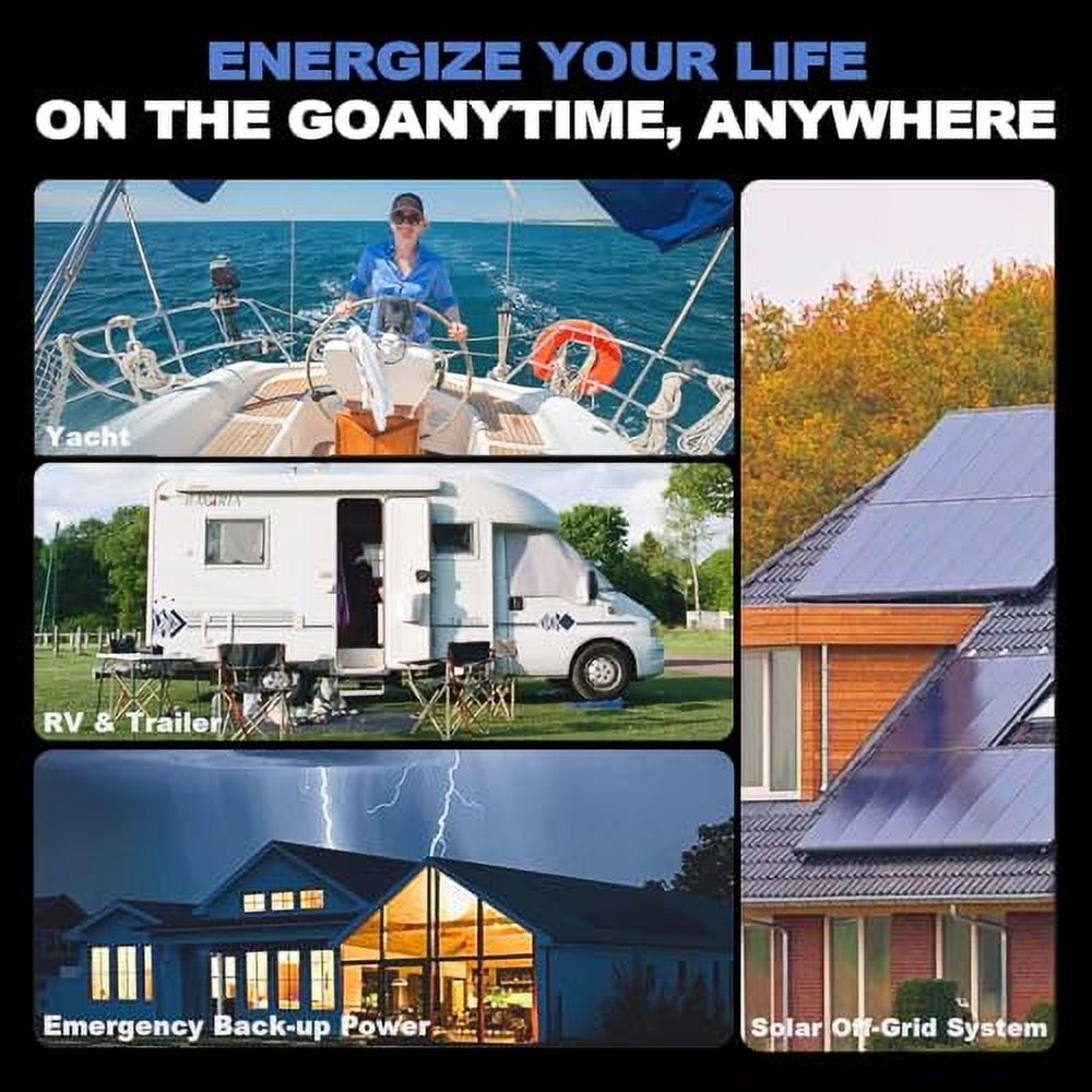 12V 100Ah LiFePO4 Lithium Battery, 12.8V 100Ah with BMS, 1280Wh Output, 4000-15000 Deep Cycles ...