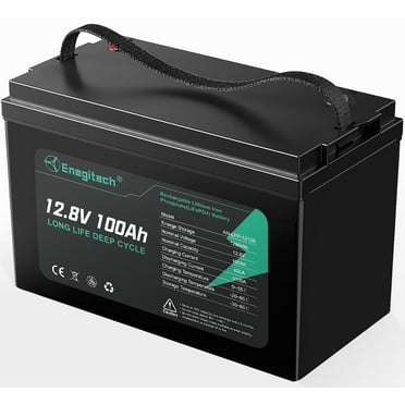 GreenOE 12V 100Ah LiFePO4 Battery Group 31 with Built-in 100A BMS ...