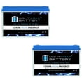 12V, 100Ah, Lithium, Replacement Battery Compatible with Leadhoo NP100 ...