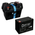 12V 100Ah SLA Battery with Trolling Motor Smart Battery Box Power ...