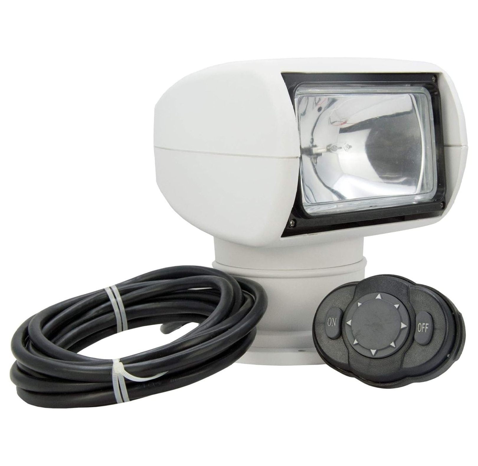 12V 100W 2500LM 360° Rotate Control Marine Portable Halogen Search ...