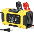 12V 10A 24V 5A Smart Automatic Maintainer Trickle Charger, 7 Stage Lead ...