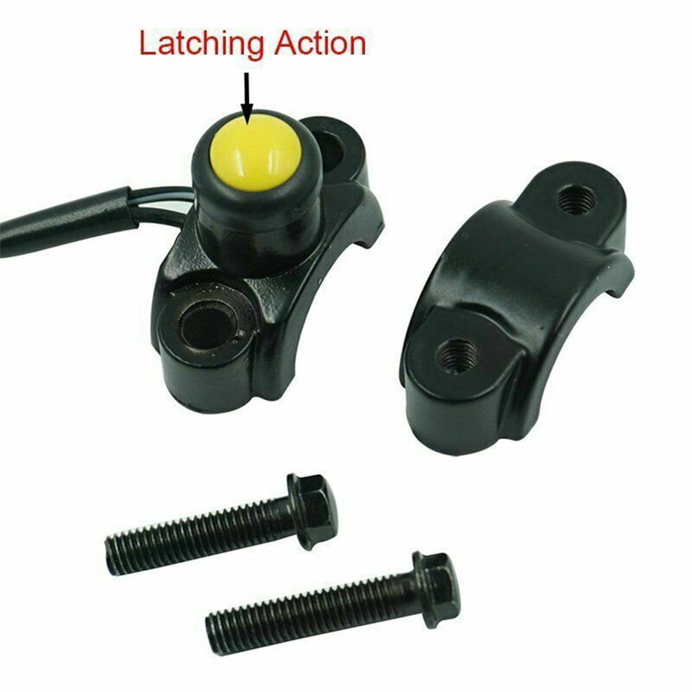12V 10A motorclycle Handlebar Mount Electric Power Start Horn Button ...