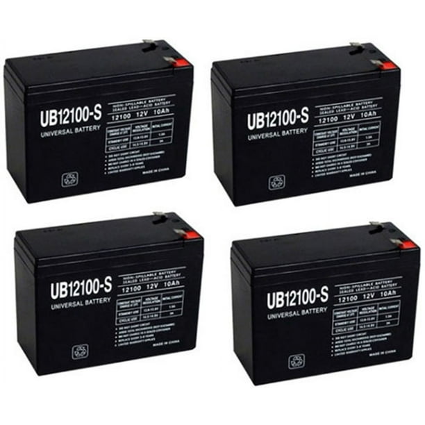 12V 10AH Replacement Battery for Simplex 4004R - 4 Pack - Walmart ...