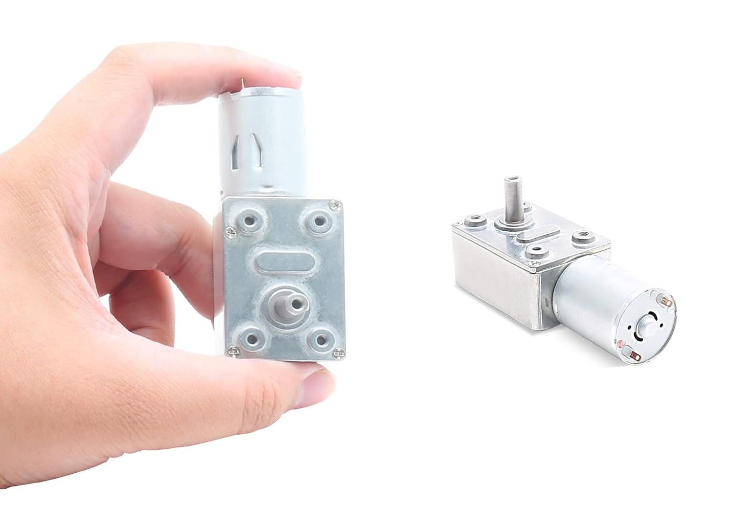 12V 10RPM High Torque DC Motor, Mini JGY 370 Motor Worm Gear Motor ...