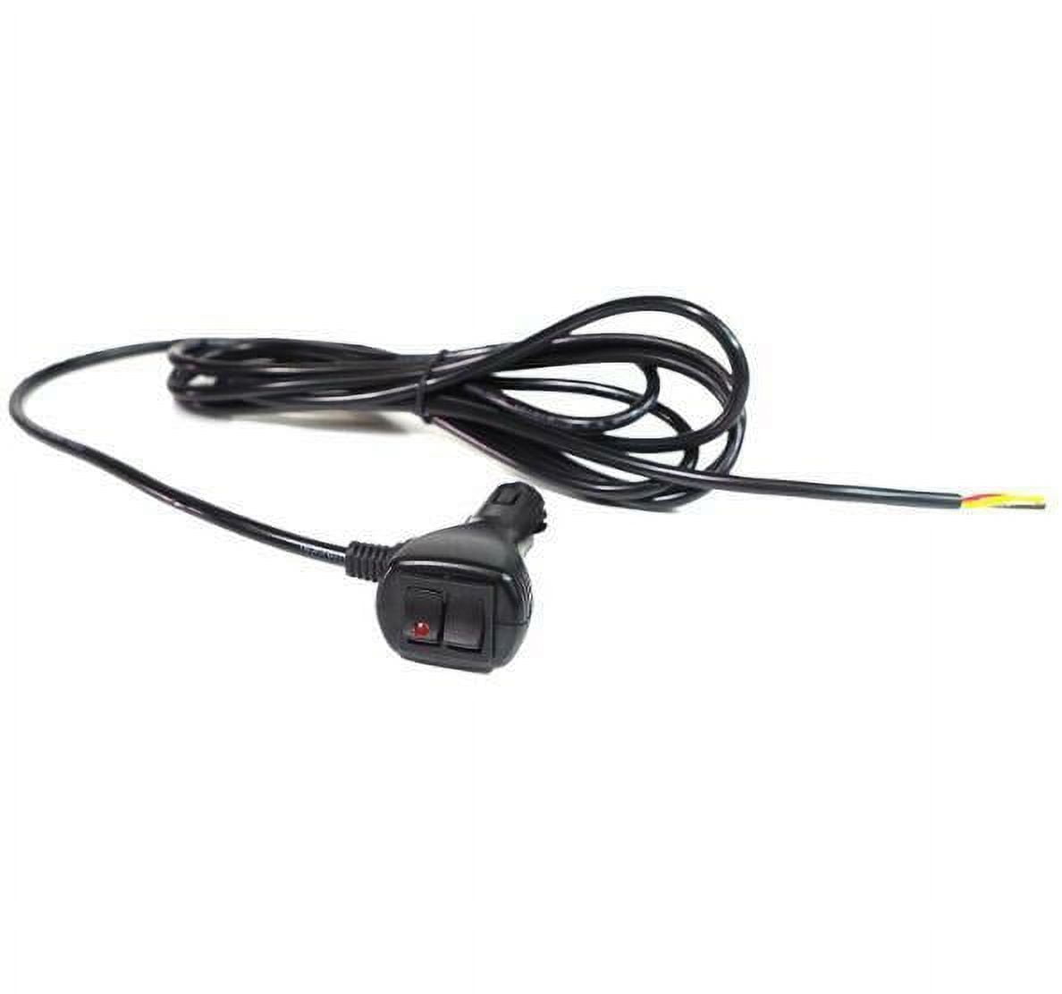 12V 10ft Car SUV 3 Wire Cigarette Socket Plug Connector On/Off Toggle ...