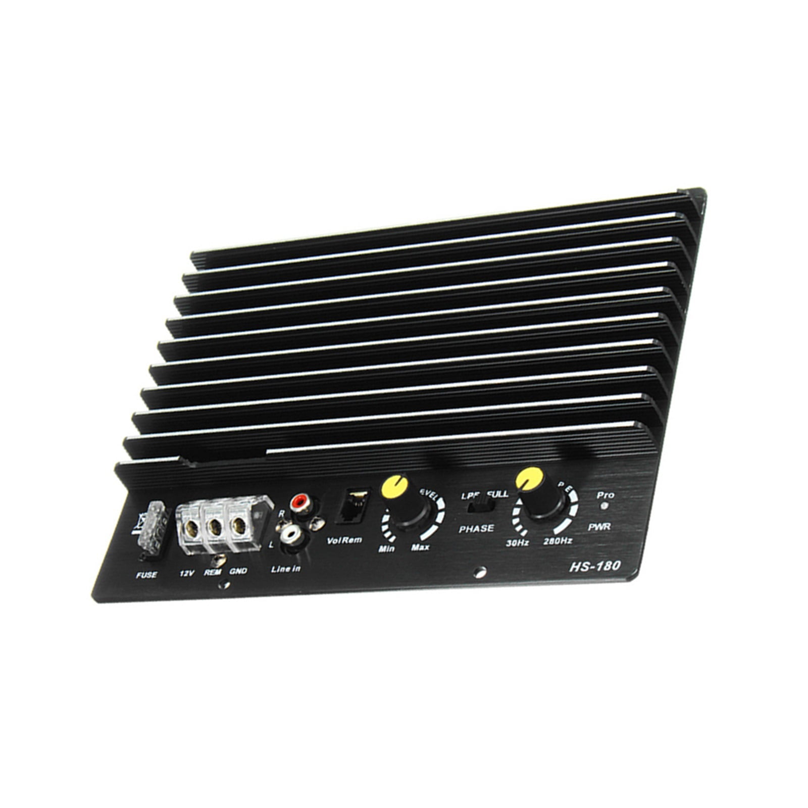 12V 1200W 100A Unversal Car Power Amplifier Subwoofer Powerful Bass Car ...