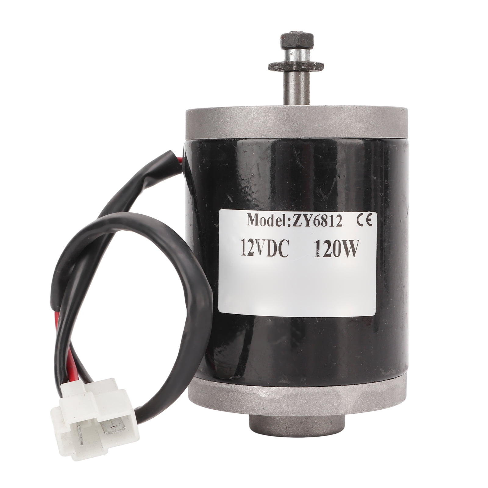 12V 120W Brushed Motor High Speed Small Brushed Motor with Belt Pulley ...
