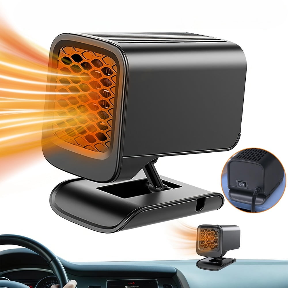 12V 120W Electric Car Heater & DC Heating Fan, Defogger Defroster ...