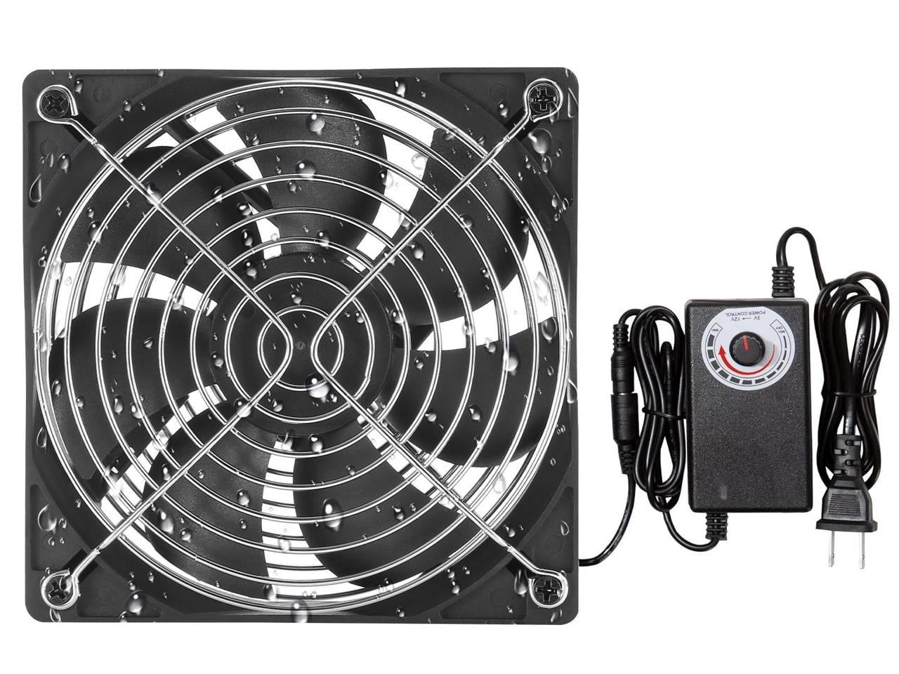 12V 120mmx25mm 4.72inch Moisture-Proof Small Computer Muffin Exhaust ...