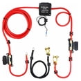 12V 140A Dual Battery Isolator Kit, 6m Auto Split Charge Relay System ...