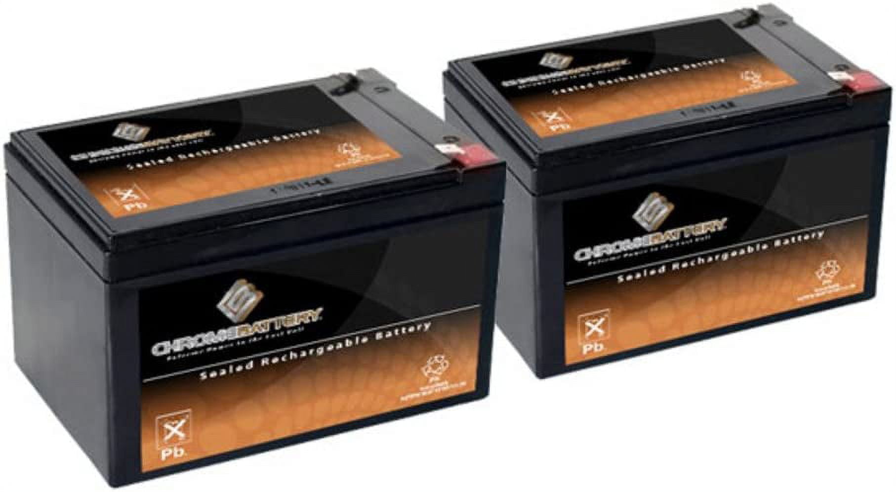 12V 14AH SLA Battery Replaces gp12120 ps-12120 wp12-12 gp12110f2-2PK ...