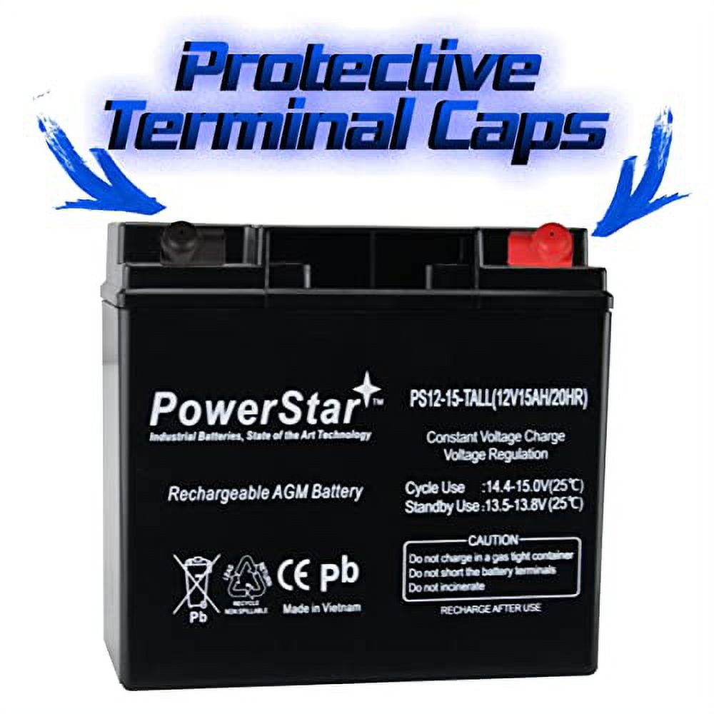 12V 15AH CB19-12 Sealed Lead Acid AGM Rechargeable Deep Cycle Battery ...