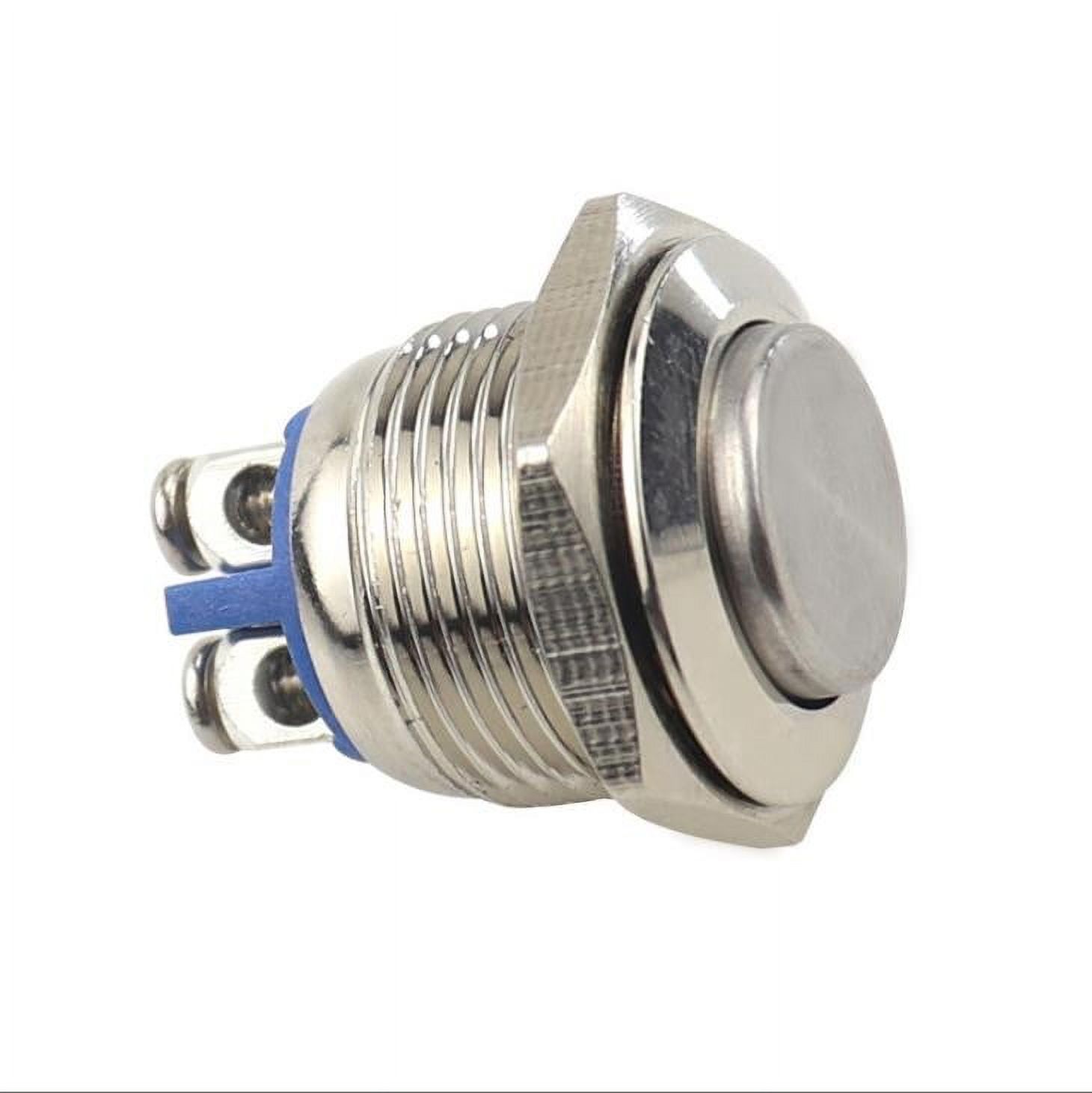 12V 16mm Metal Waterproof Push Button Momentary On Off Horn Switch ...