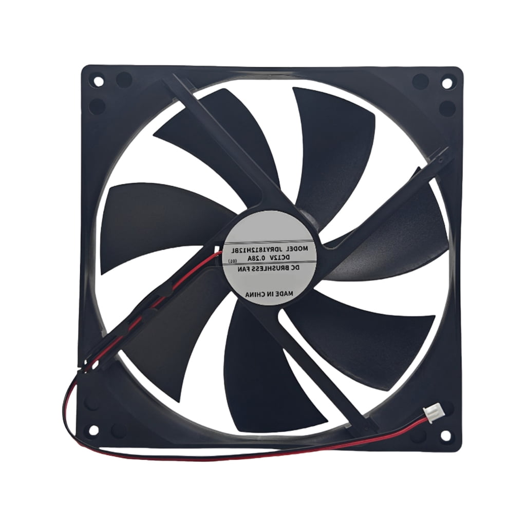 12V 180mm Computer Cooling Fan 53CFM Airflow Thin 25mm XH2.54mm ...