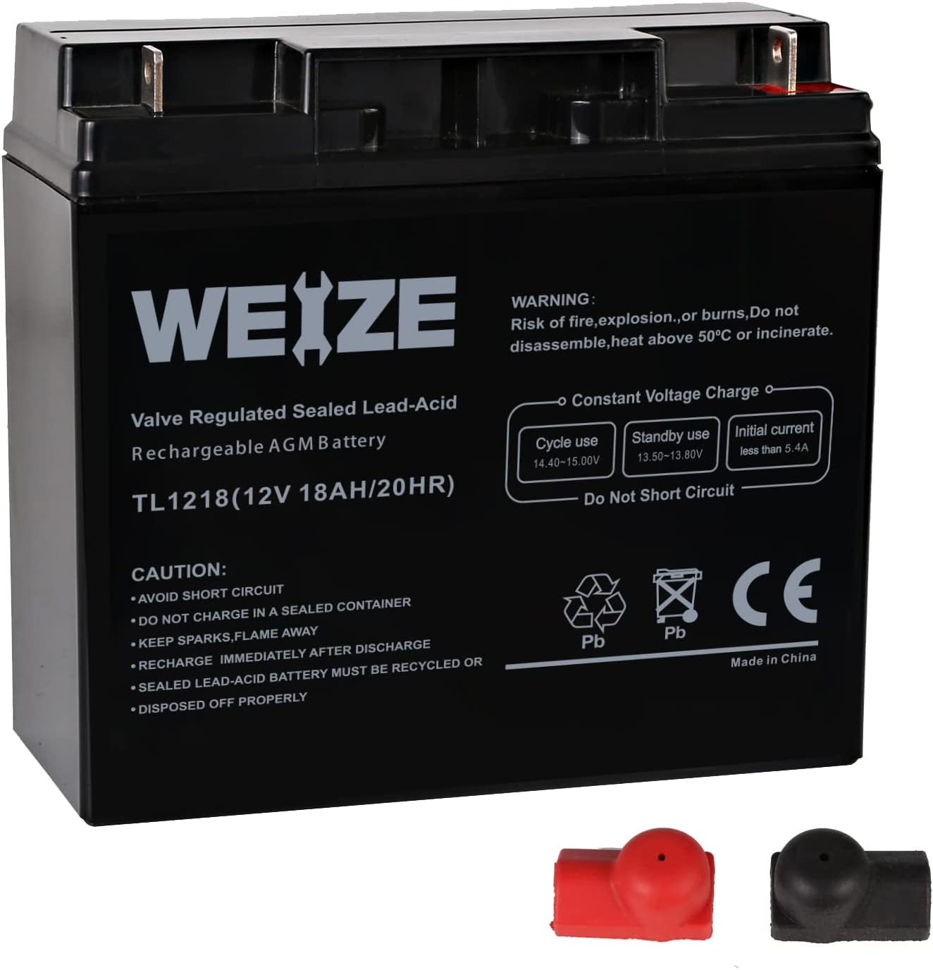 12V 18AH Sealed Lead Acid Rechargeable SLA AGM Battery - Walmart.com