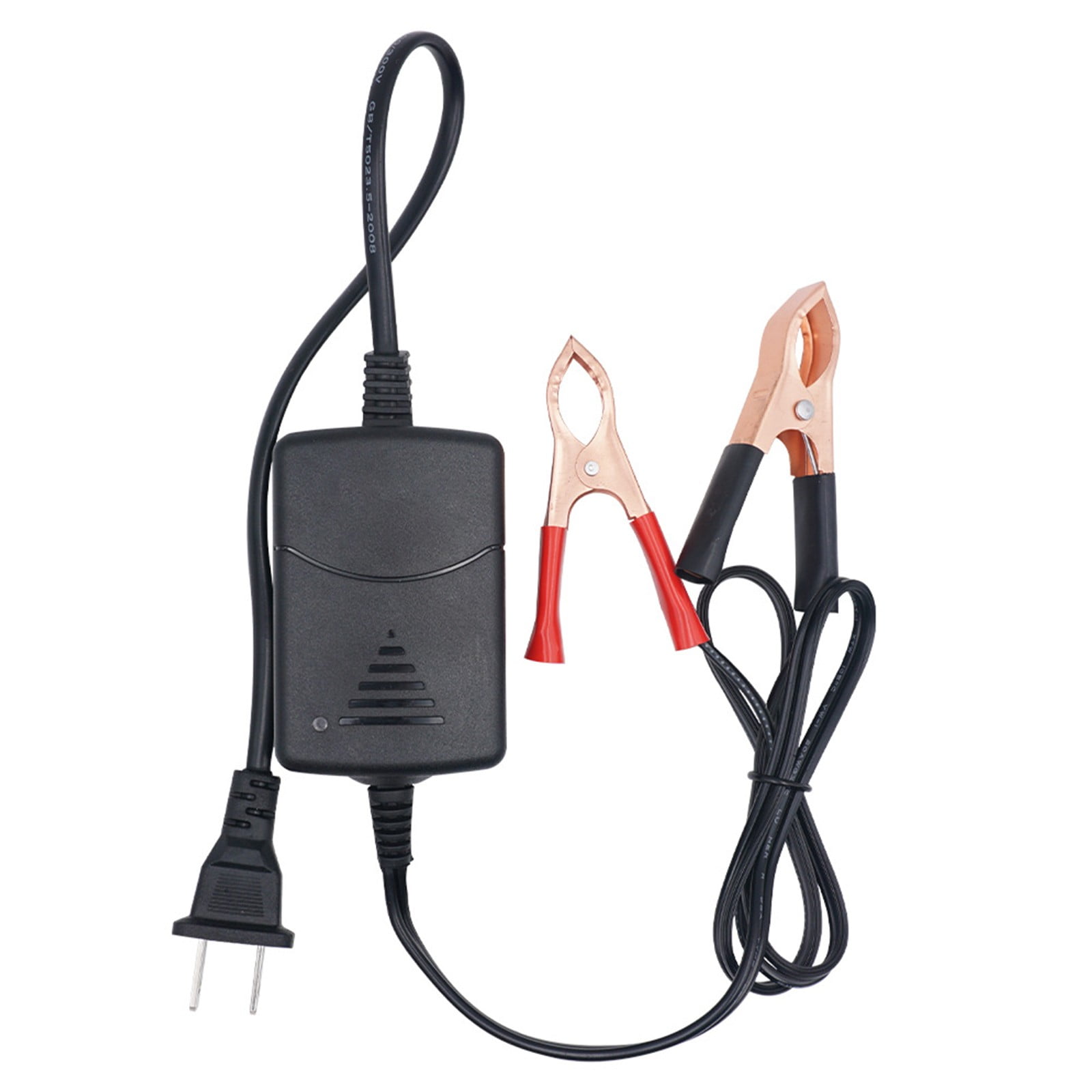 12V 1A Lead-Acid Battery Charger Desktop Alligator Clip Charger Battery ...