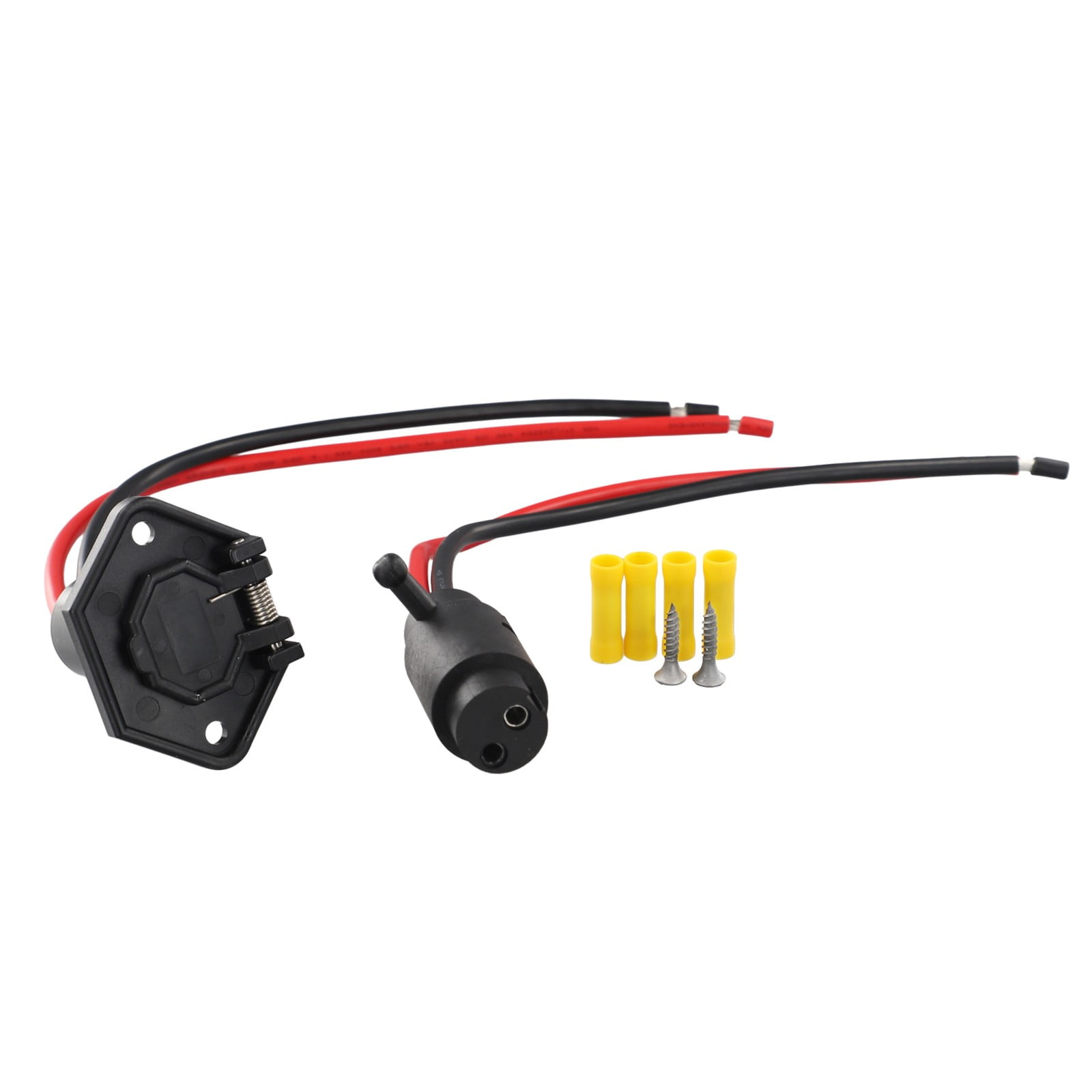12V 2-Wire Marine 14365-6 and 14366-6 Male and Female Trolling Motor ...