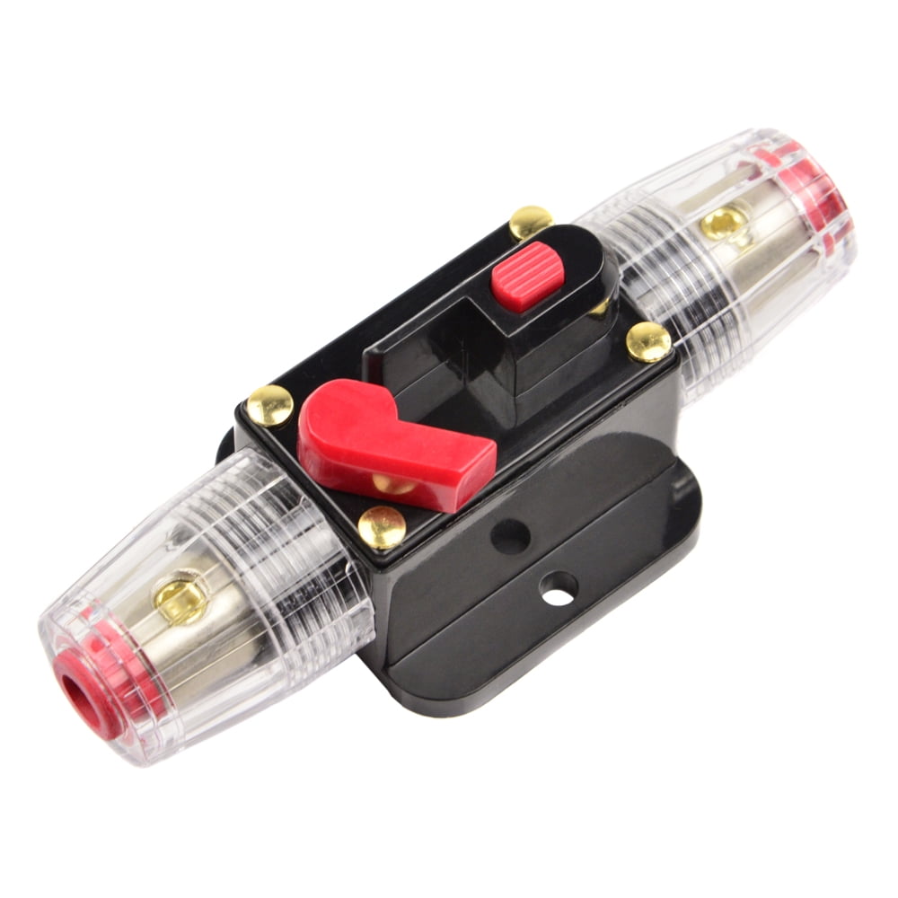 12V 20 Amp In-Line Circuit Breaker 4 8 Gauge Water Resistant Manual ...