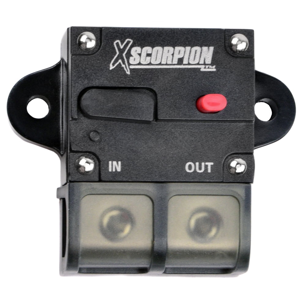 12V 200 Amp Circuit Breaker CB-200TB 1 2 4 Gauge In Out Terminal Block ...