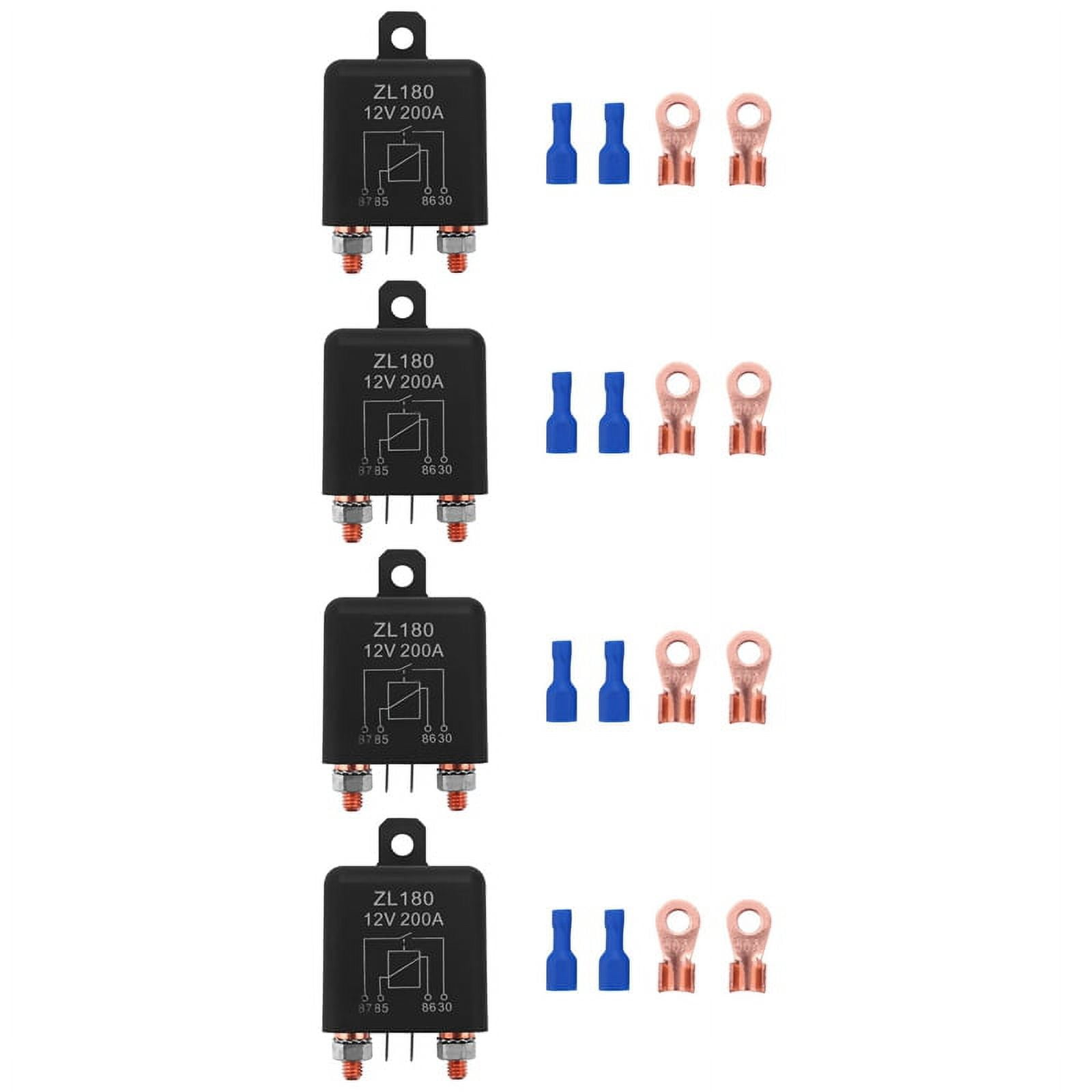 12V 200A Relay Car Truck Engine Automobile Boat Car Heavy Duty Split ...