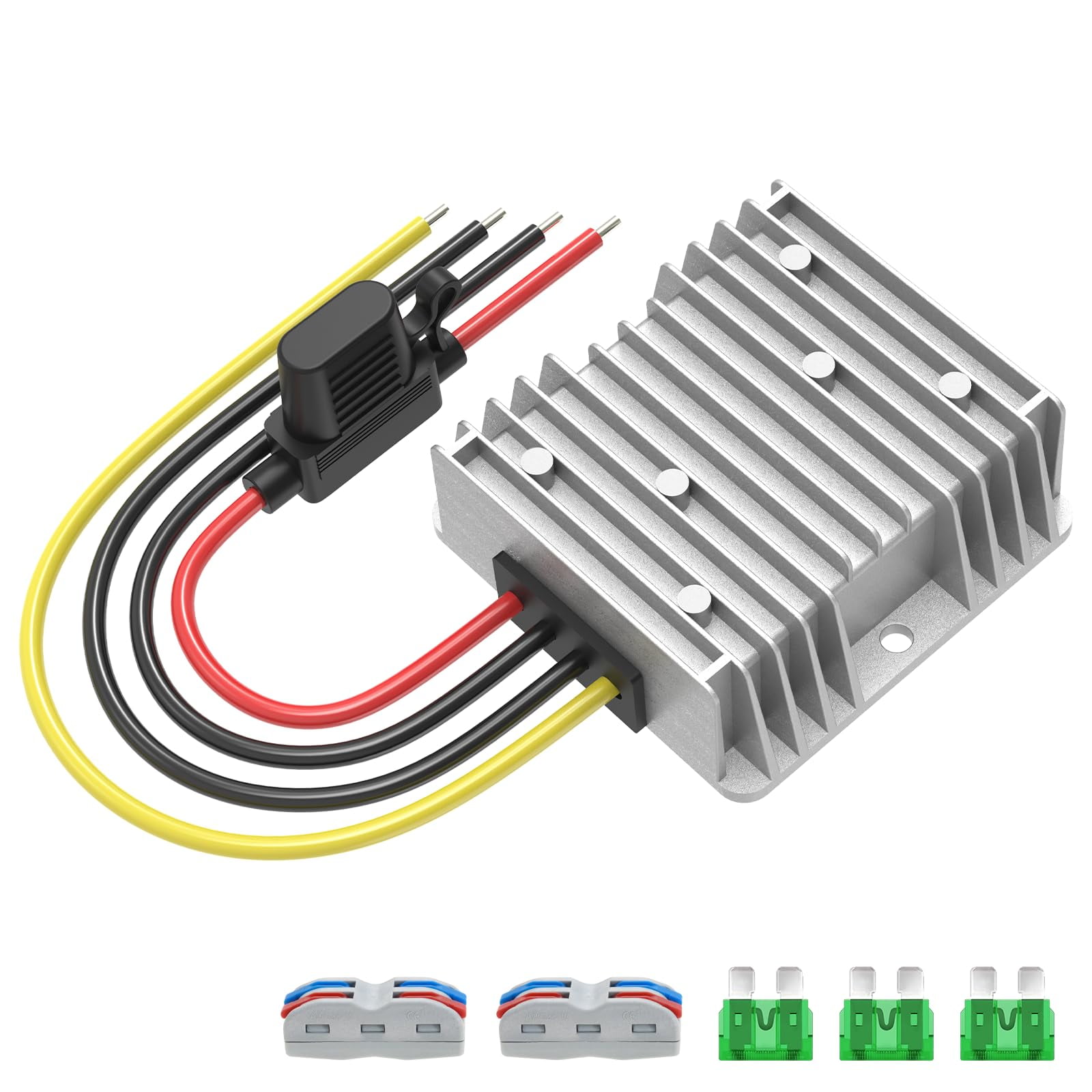 12V 20A 240W Step Down Converter, DC 17-55V to DC 12V Voltage Reducer ...