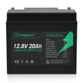 12V 20Ah LiFePO4 Battery, up to 2000 Deep Cycles for Solar Power ...