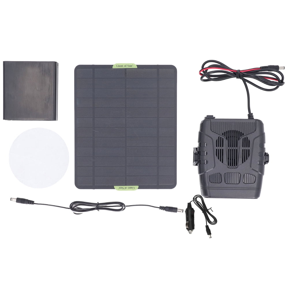 12V 20W Solar Panel Winter Electric Heater Drying and Heating DC Solar ...