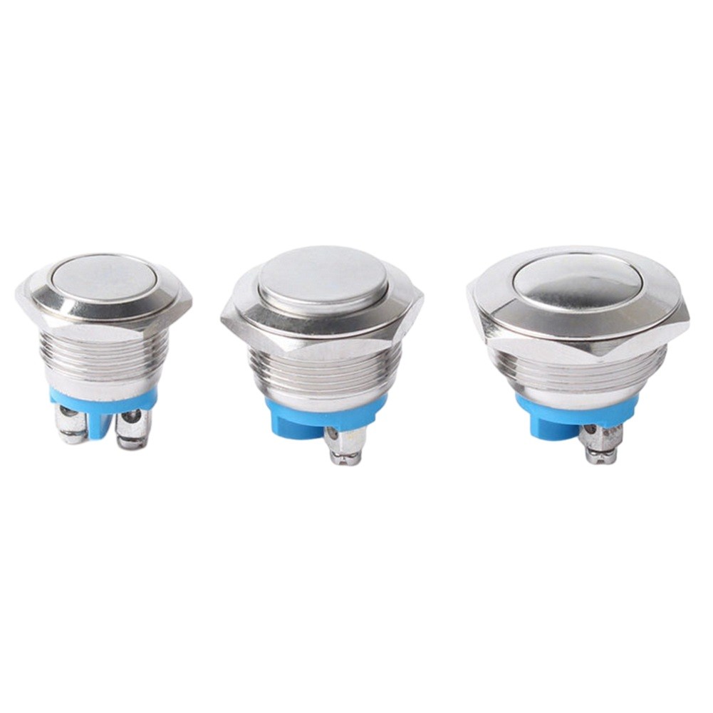 12V 22 Mm Metal Waterproof Push Button Momentary On Off Horn Switch ...