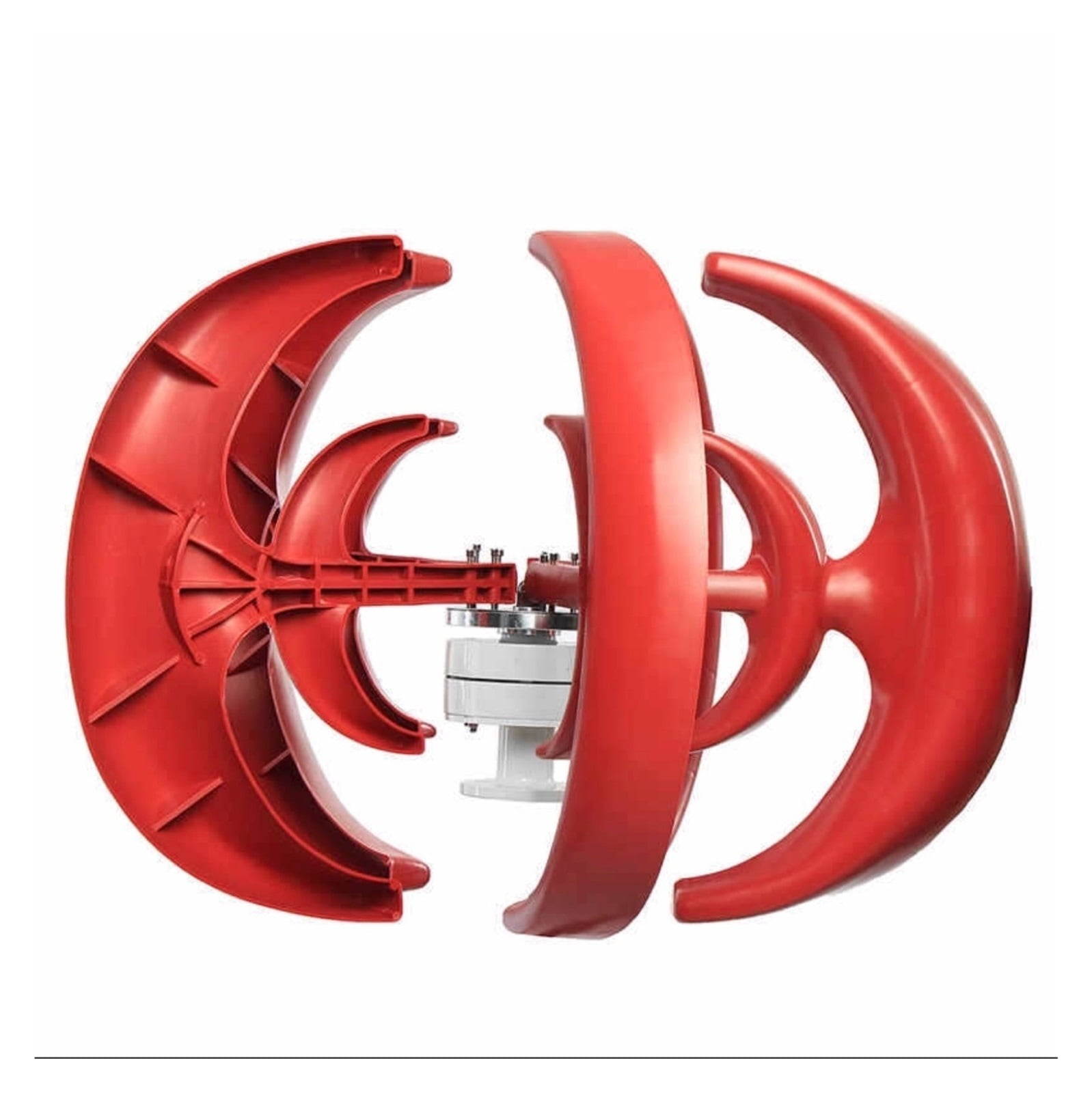 12V/24V 1000W 500W Wind Turbine Generator Lantern Vertical Axises Wind ...