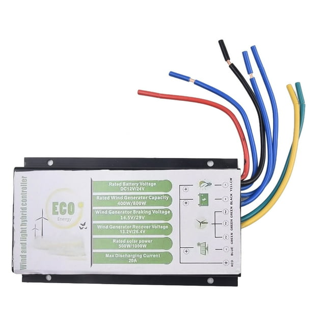 12V/24V 1000W Waterproof Wind Turbine Generator Charge Controller ...