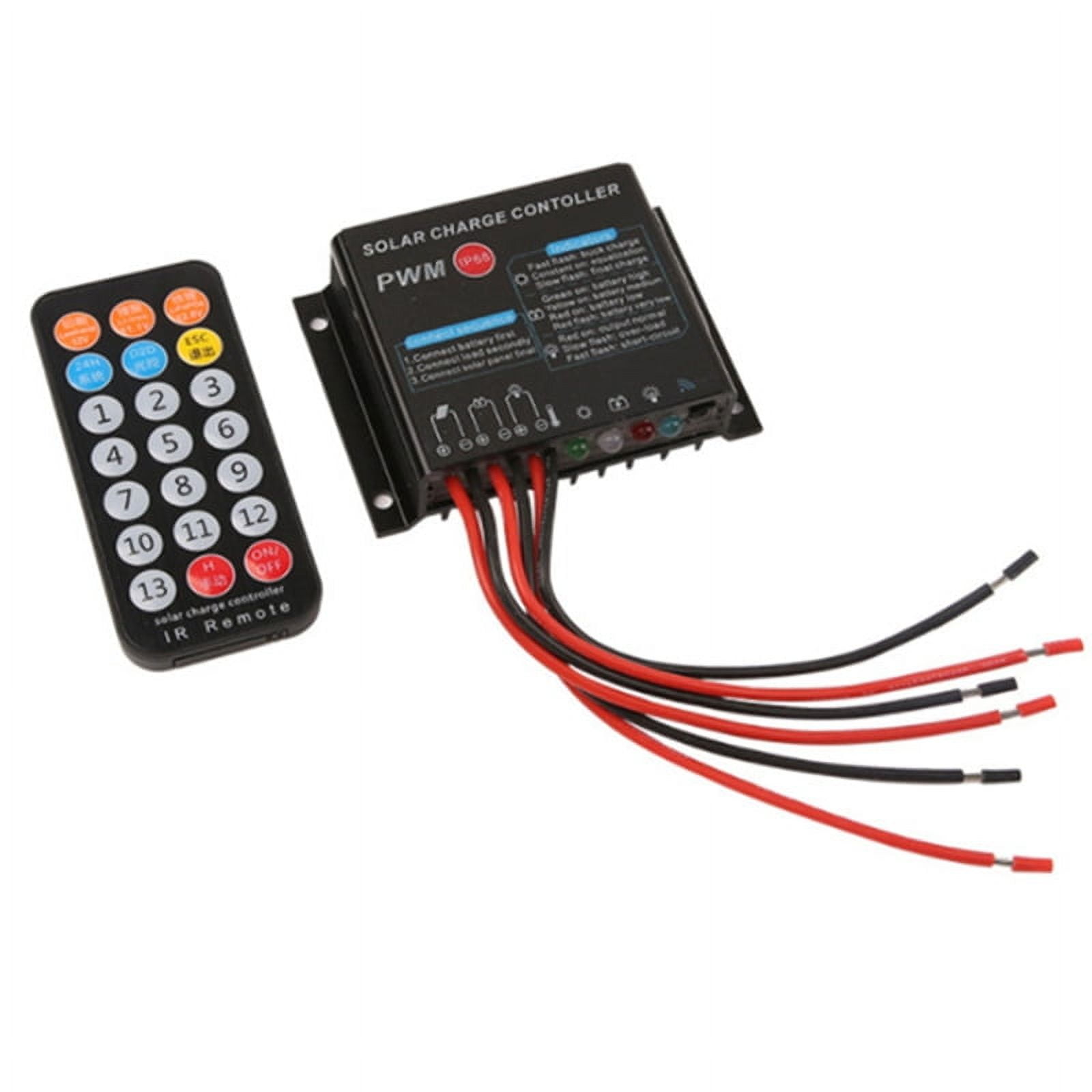 12V 24V 10A IP68 Waterproof Solar Charge Controller Li-Ion, Lead Acid ...