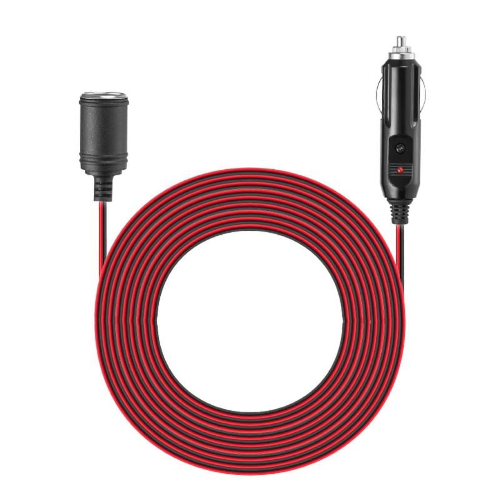 12V 24V 15A Car Cigarette Lighter Socket Cord Power Supply Cable with ...