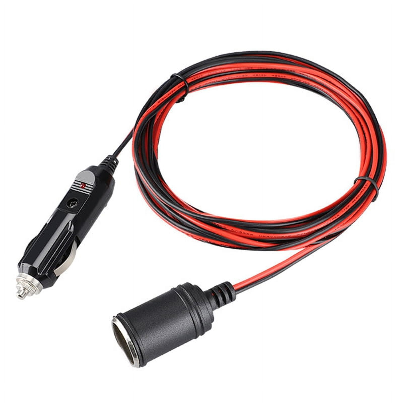 12V 24V 15A Heavy Duty Car Lighter Socket Male Female Extension Cord ...
