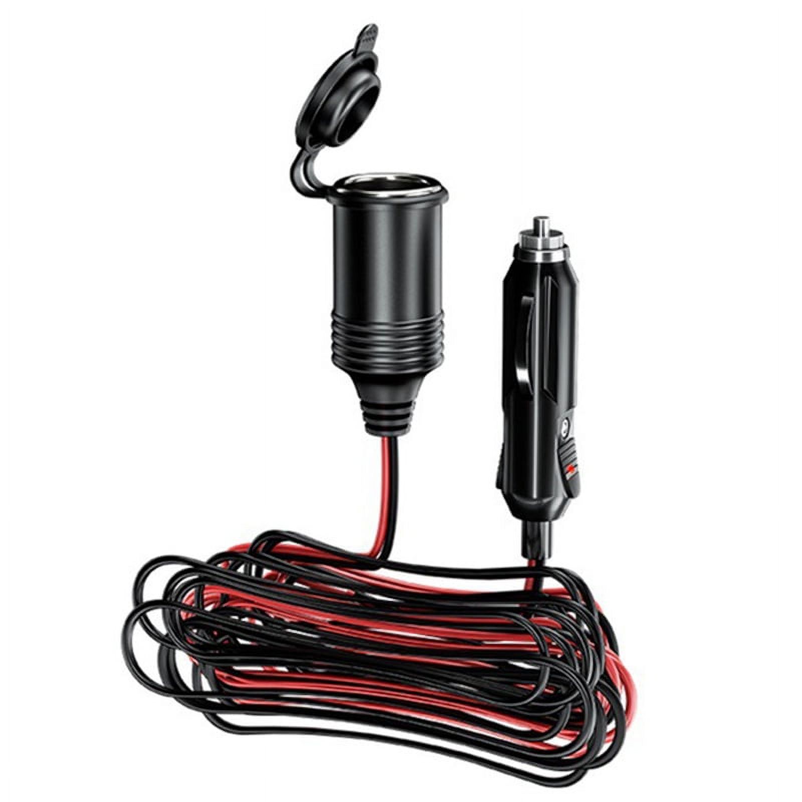 12V 24V 20A Car Cigarette Lighter Extension Cord 0.6M/1.5M/4M Wire Car Splitter Charger Cable ...
