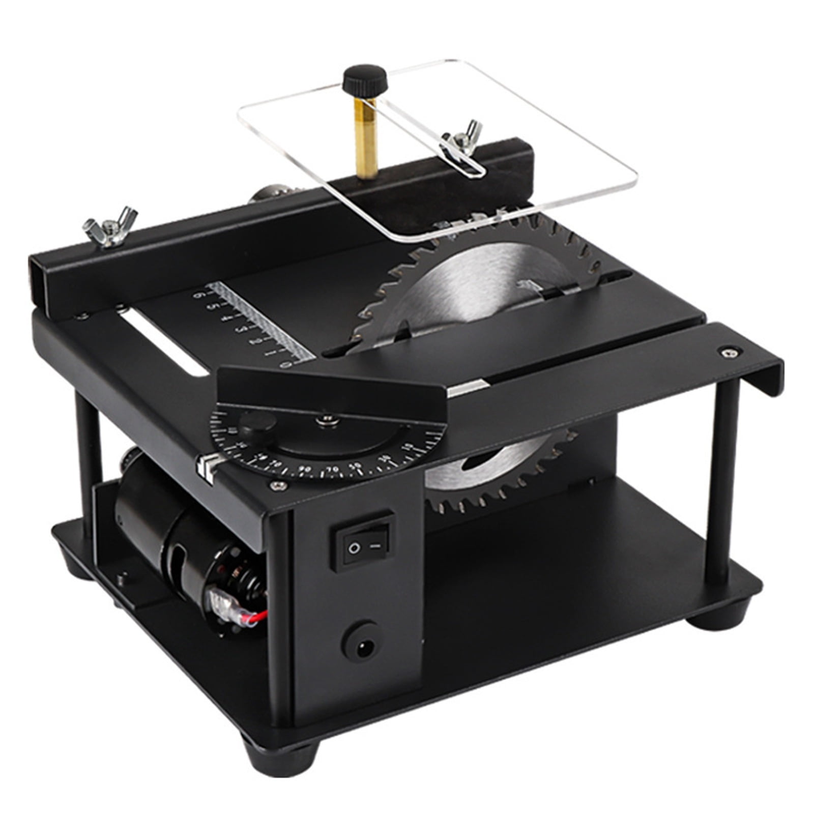 12V-24V 35MM Cutting Table Saw Mini Desktop Saw Cutter Electric Cutting ...