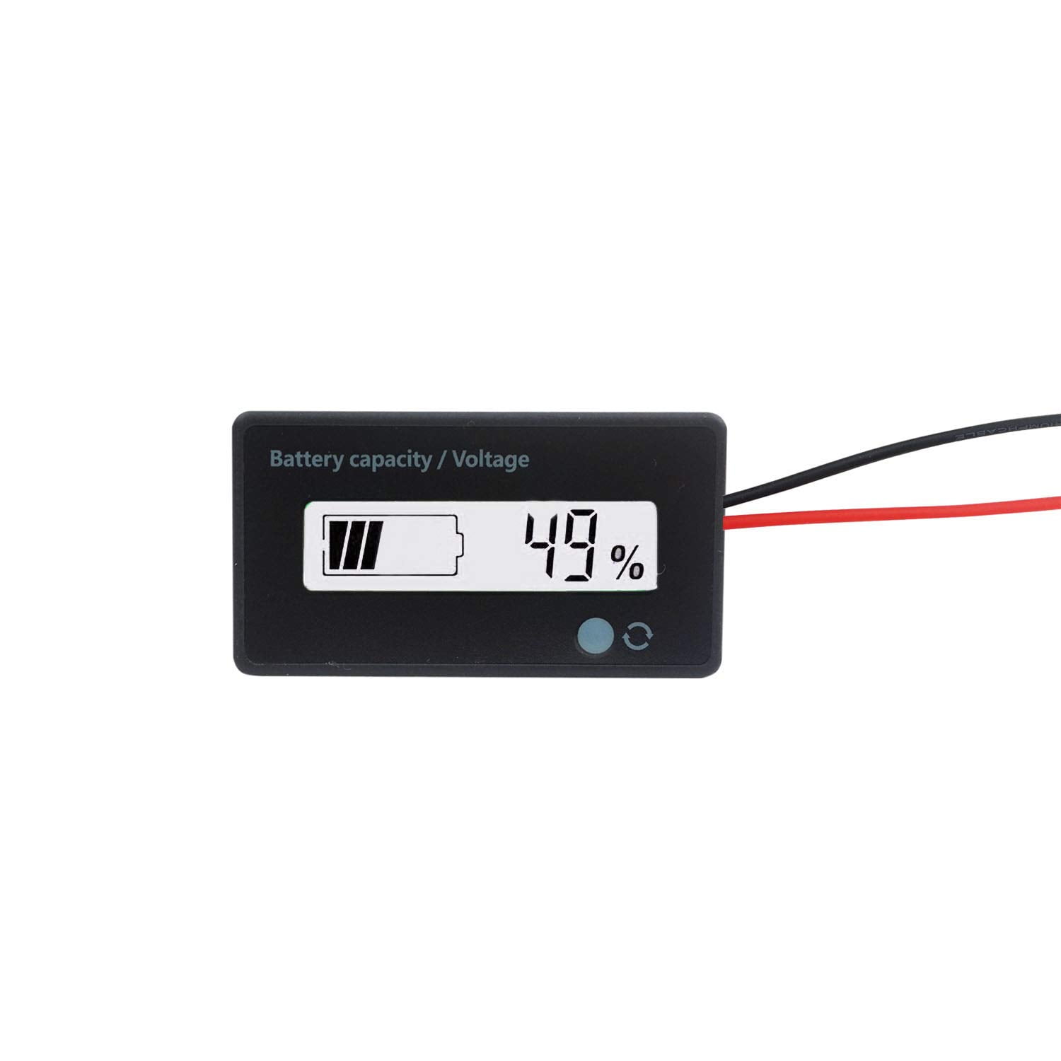 12V 24V 36V 48V Battery Meter, Battery Capacity Voltage Indicator, Lead ...
