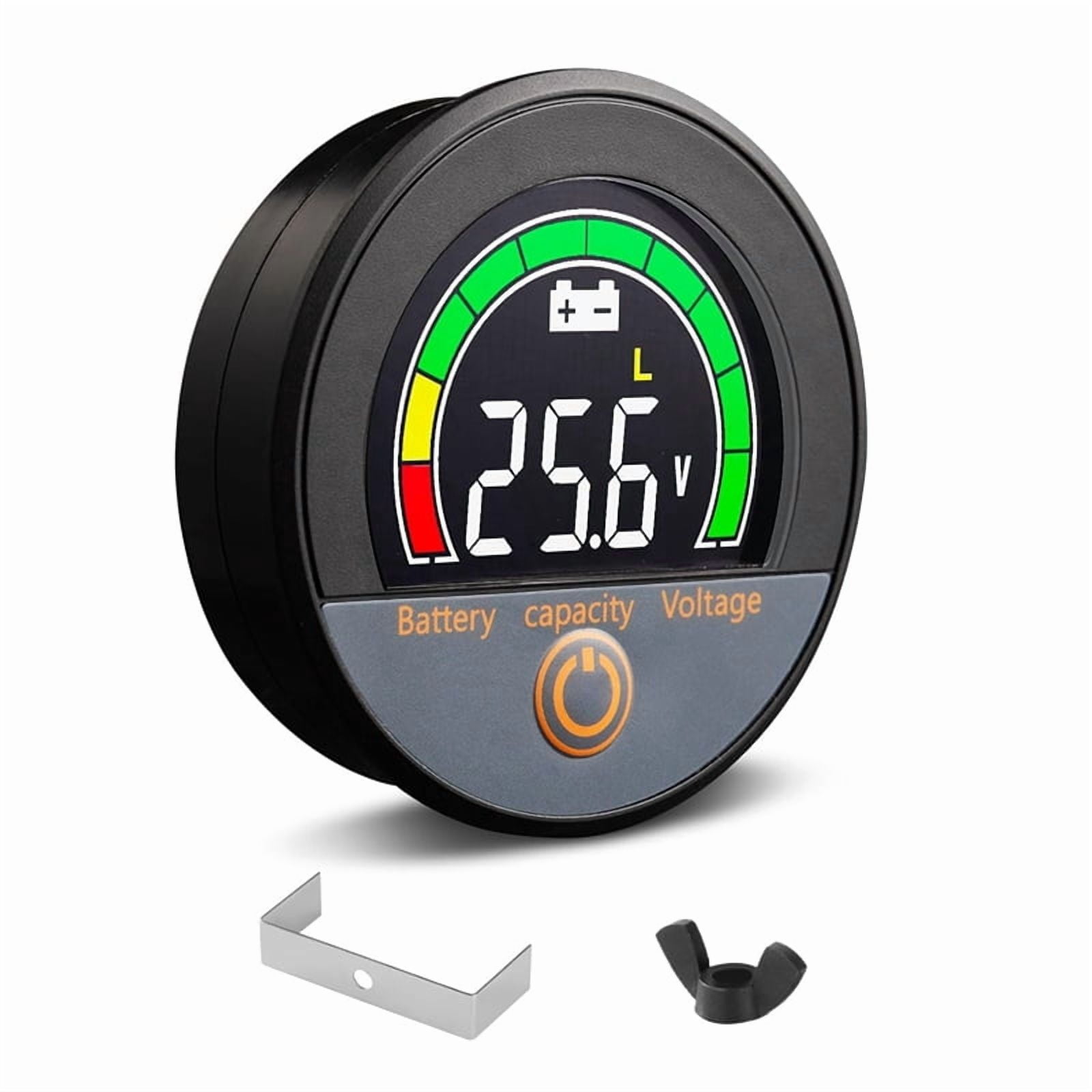 12V 24V 48V 60V 84V Waterproof IP67 Battery Capacity Voltage Meter with ...