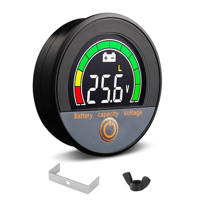 12V 24V 48V 60V 84V Waterproof IP67 Battery Capacity Voltage Meter with ...