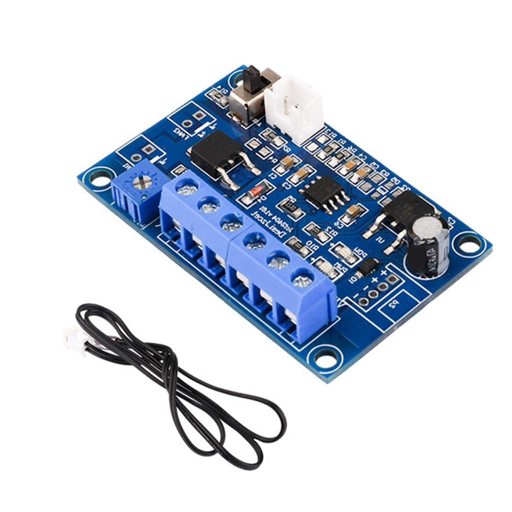 12V 24V 4A Fan Temperature Control Module PWM Thermostat Speed Governor ...