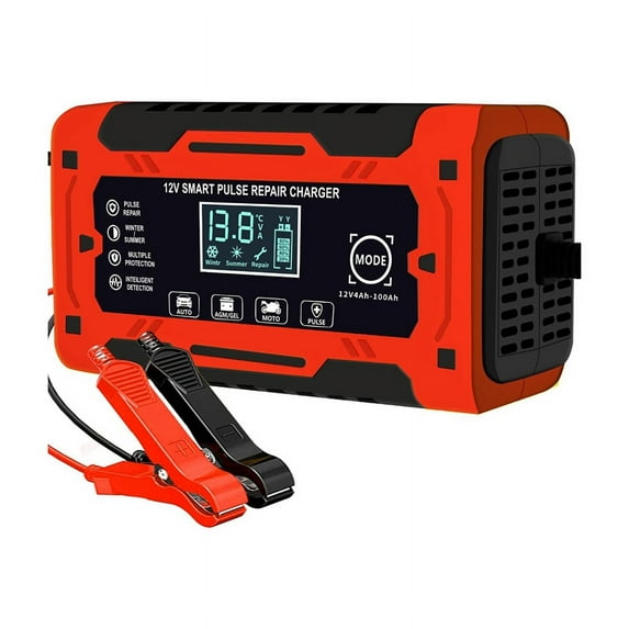 12V&24V 6A Smart Fully Automatic Battery Charger with Temperature ...
