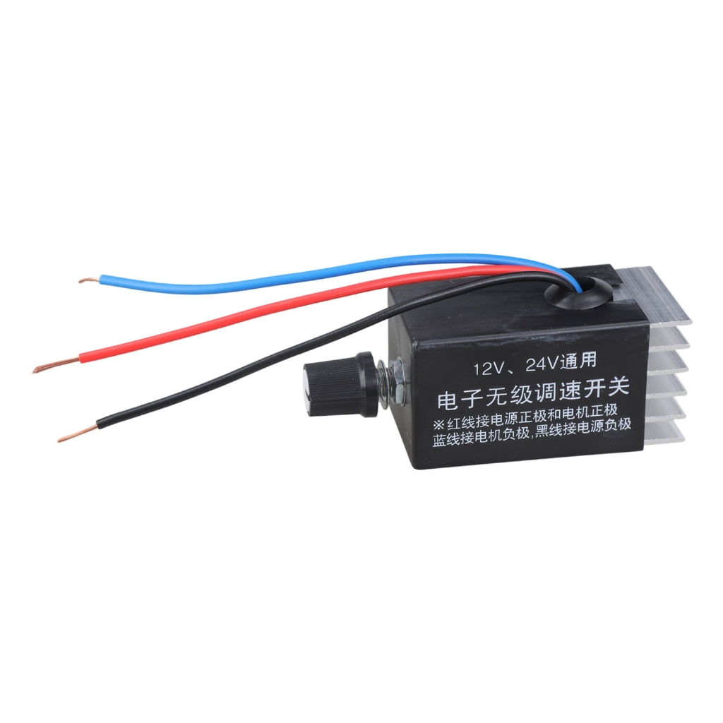 12V 24V 7A Universal 3 Wire Speed Controller For Blower Fan Motor Pump ...