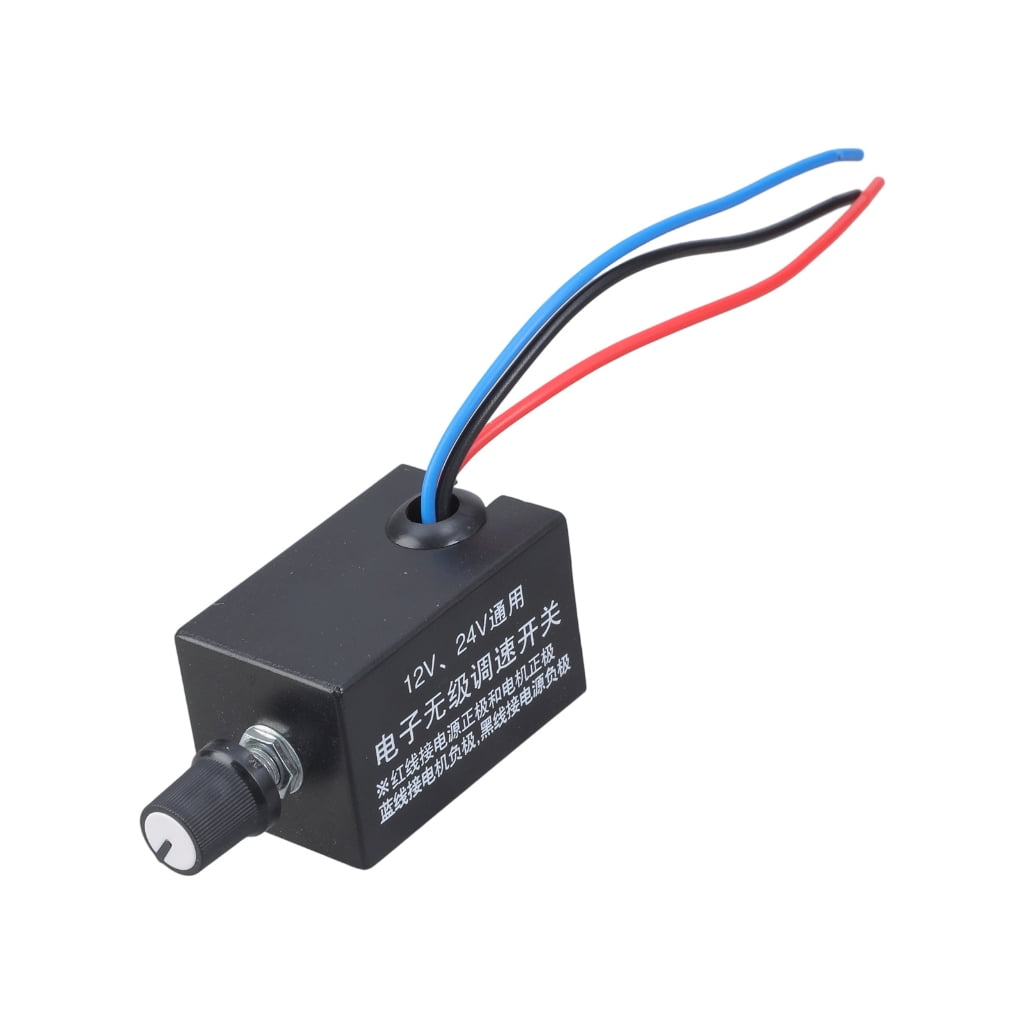 12V 24V 7A Universal 3 Wire Speed Controller For Blower Fan Motor Pump ...